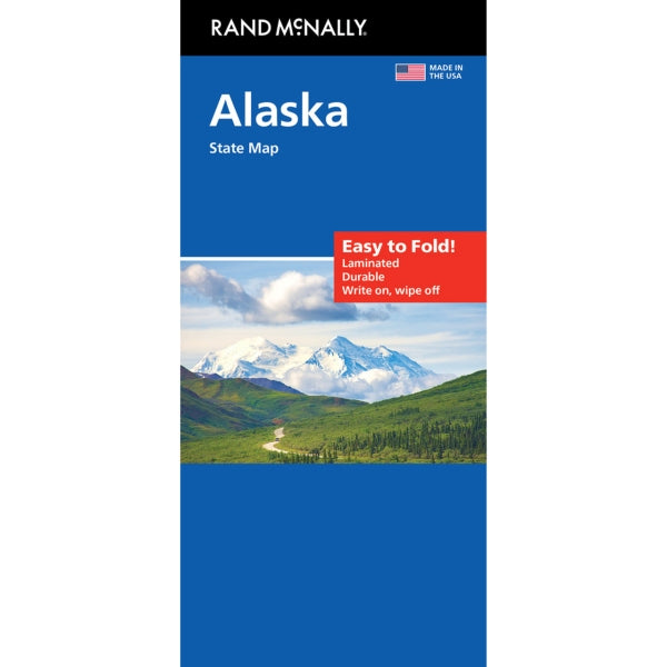 Alaska State Highway Laminated Map by Rand McNally - Easy to Fold ...
