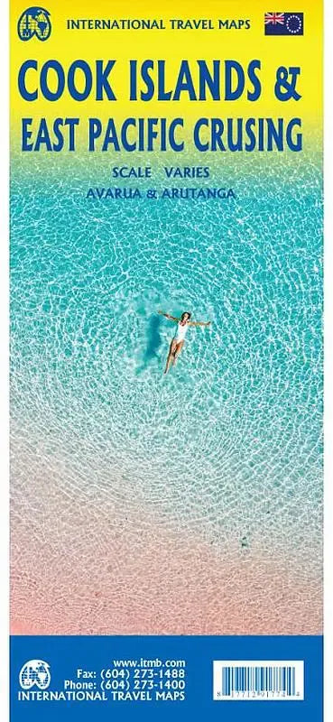 Cook Islands Travel Map – Metsker Maps