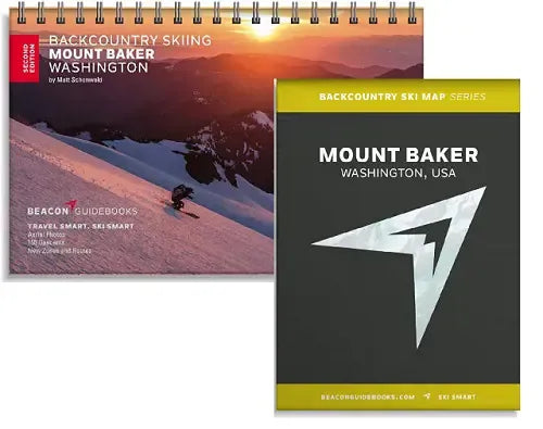 Backcountry Skiing Mount Baker Atlas & Map – Metsker Maps