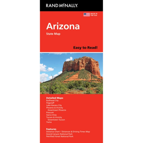 Arizona State Highway Folded Map by Rand McNally - Easy to Read ...