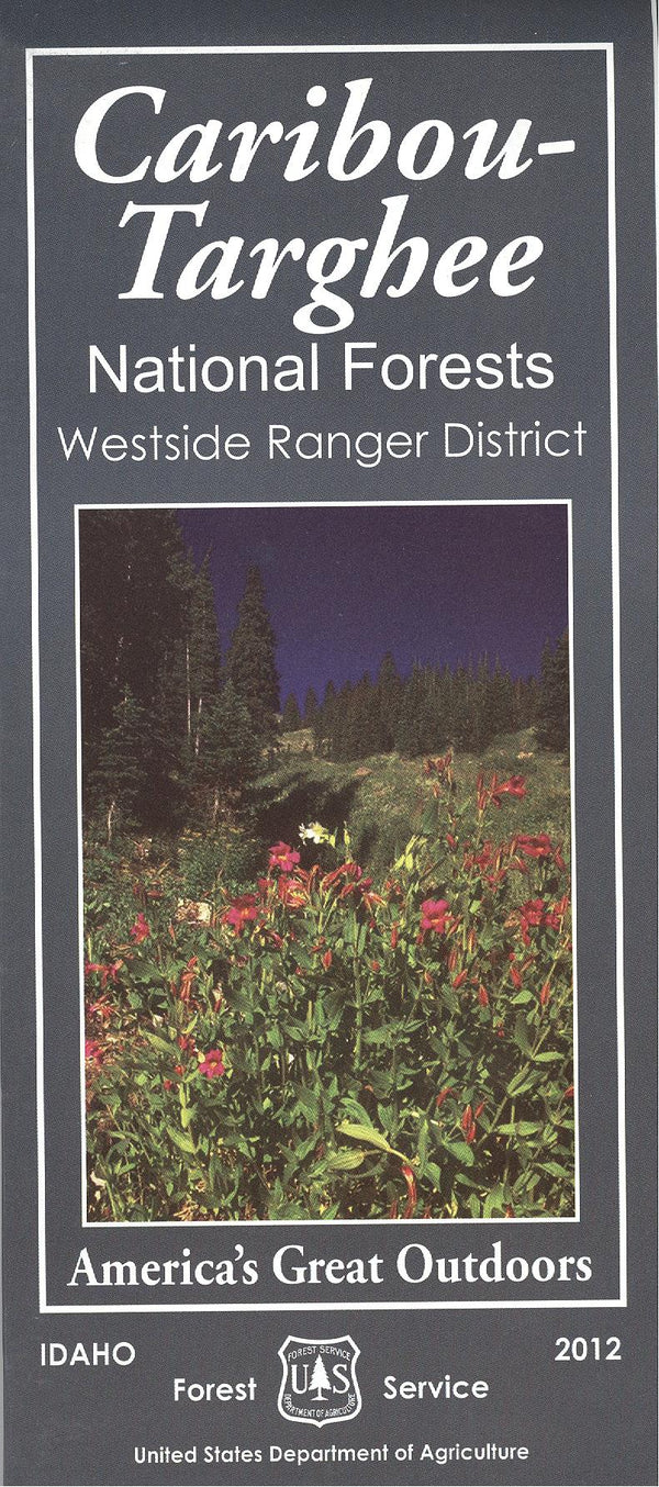 Caribou-Targhee National Forests Westside Ranger District USFS Map ...