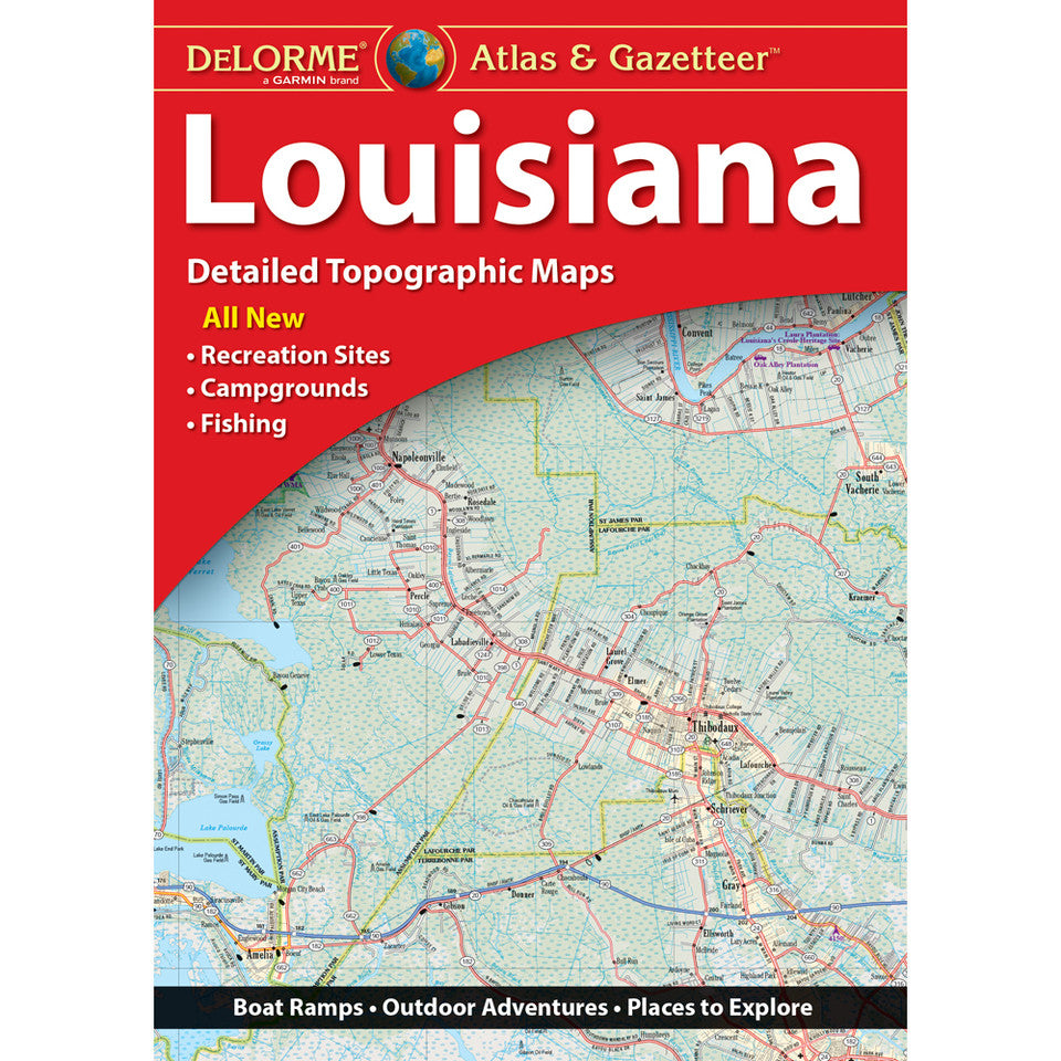 Louisiana Atlas & Gazetteer by DeLorme – Metsker Maps