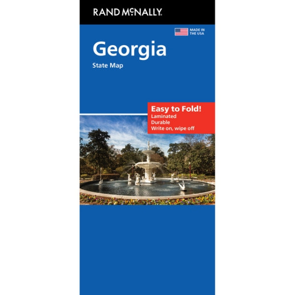 Georgia State Highway Laminated Map by Rand McNally - Easy to Fold ...