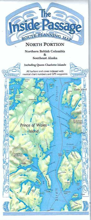 Inside Passage Map - North Half – Metsker Maps