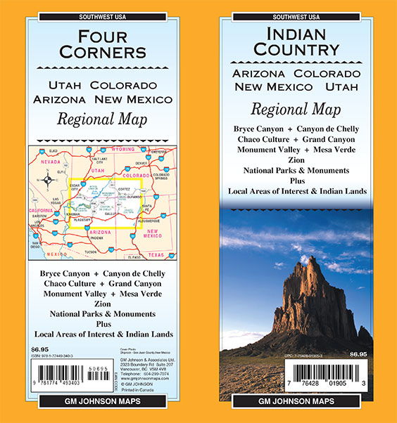 Indian Country / Four Corners Regional Map – Metsker Maps