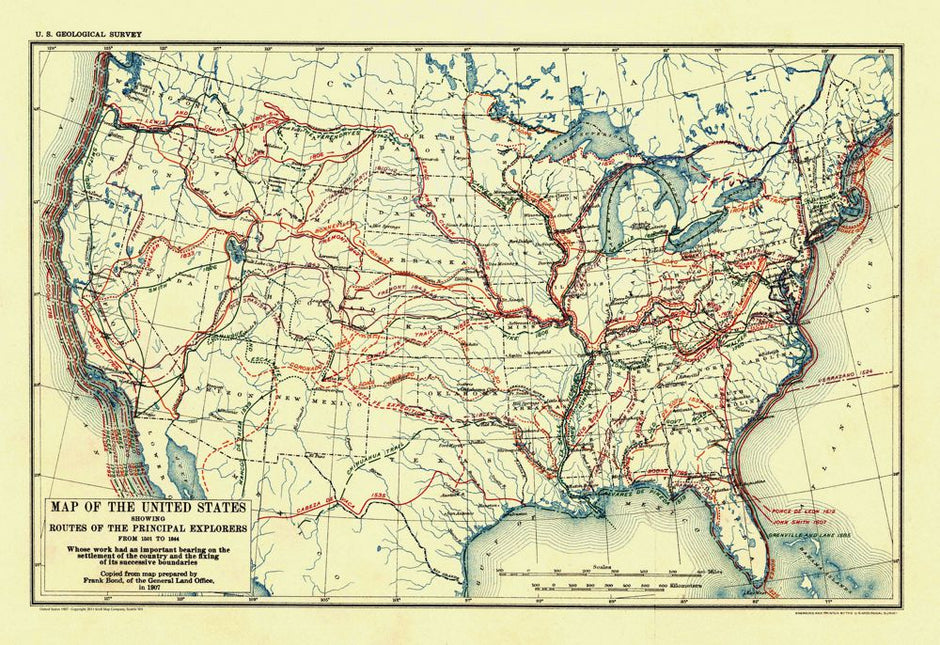 Antique United States Maps – Metsker Maps