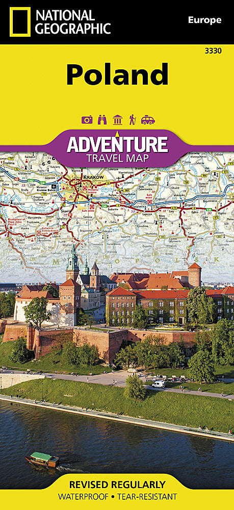 Poland Adventure Travel Map by National Geographic – Metsker Maps
