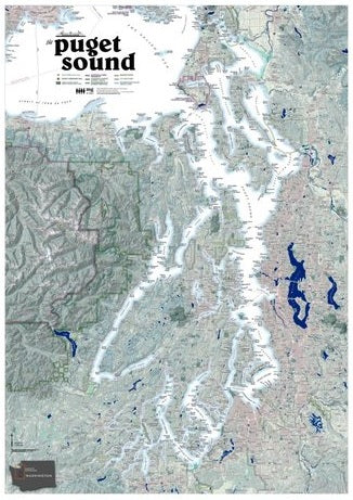 Puget Sound Map – Metsker Maps