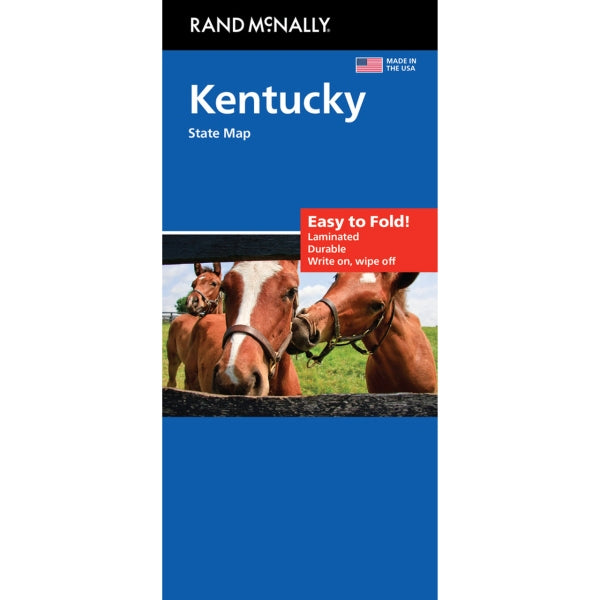Kentucky State Highway Laminated Map by Rand McNally - Easy to Fold ...