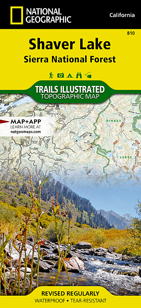 Shaver Lake Trails Illustrated Topographic Map #810 – Metsker Maps