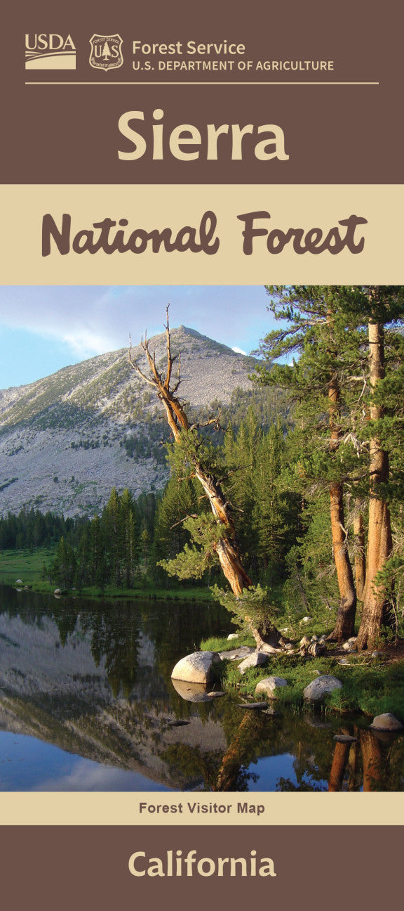 Sierra National Forest Service Map – Metsker Maps