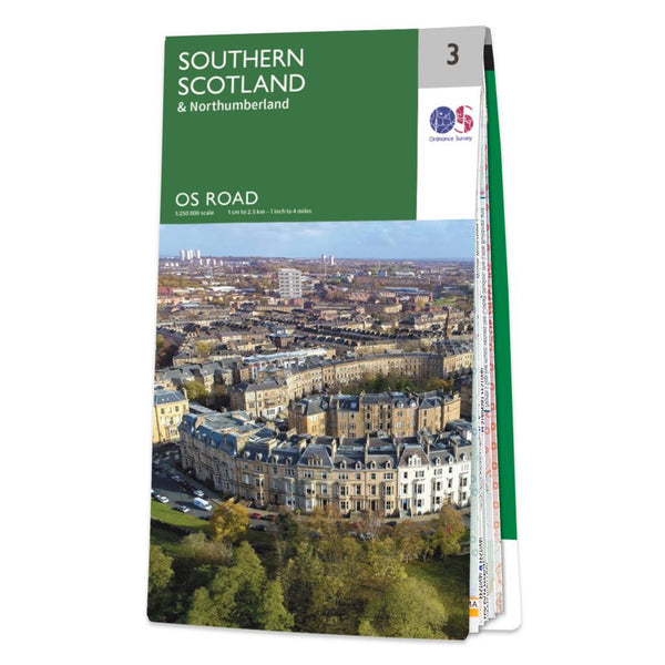 Southern Scotland Road & Reference Map by Ordnance Survey – Metsker Maps