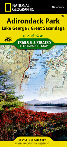 Adirondack Park (Lake George) Trails Illustrated Map #743 – Metsker Maps