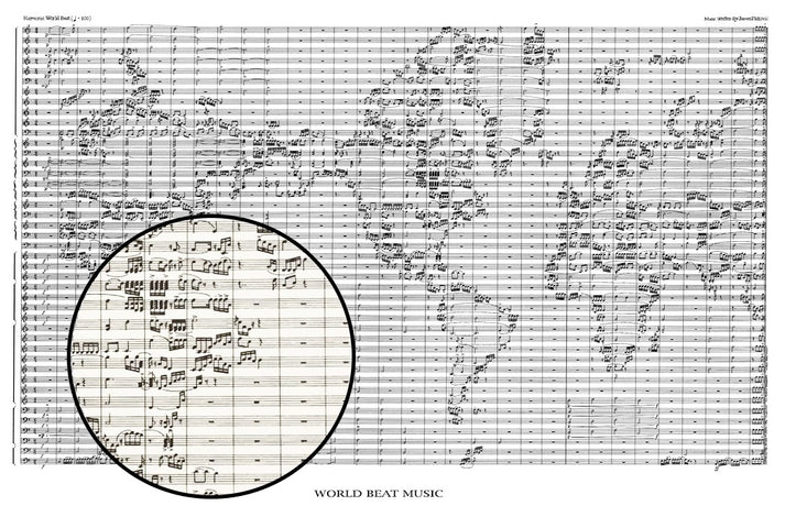 World Beat Music Map – Metsker Maps